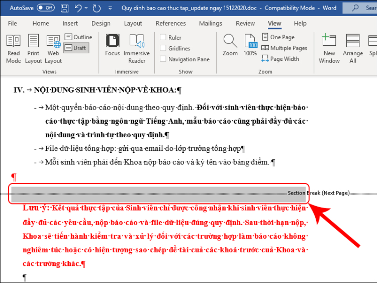 Cách chia Section trong Word dành cho người mới bắt đầu - Kenh29.com