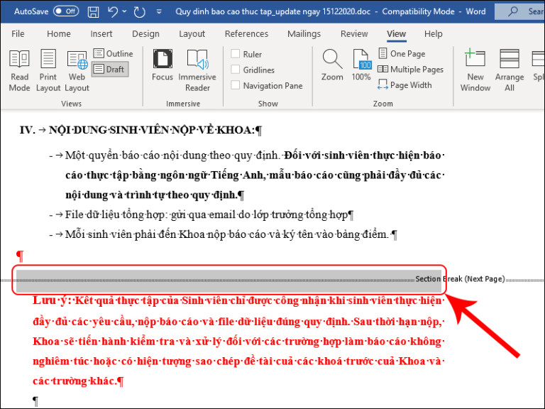 Cách chia Section trong Word dành cho người mới bắt đầu - Kenh29.com